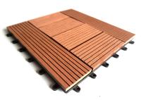 China High Durability Outdoor DIY Wood-plastic Flooring for Modern Backyard Projects for sale