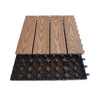 China High Durability Outdoor DIY Wood-plastic Flooring for Modern Backyard Projects for sale