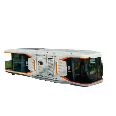 China Farmhouse Luxury Portable Space Capsule Hotel Steel Structure 20ft Container House for sale