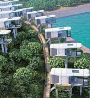 China Farmhouse Luxury Portable Space Capsule Hotel Steel Structure 20ft Container House for sale