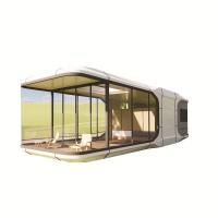China Luxury Modern Prefabricated Container House for Hotel Space Capsule Steel Structure 3 Years Warranty for sale