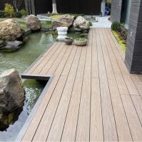 China 150x25mm WPC Decking First-Class Grade Hardwood Composite Flooring for Outdoor Terrace 3m Length for sale