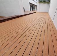 China 150x25mm WPC Decking First-Class Grade Hardwood Composite Flooring for Outdoor Terrace 3m Length for sale