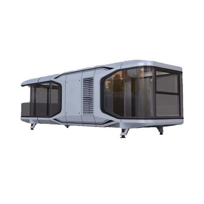 China Farmhouse Prefabricated Luxury Hotel Foldable Modern Capsule Camping House 20ft Steel for sale