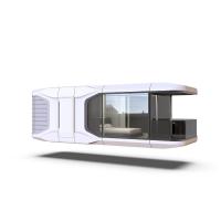 China Hotel Modular Steel Mini Prefab House with Bathroom Kitchen 20ft Outdoor Living for sale