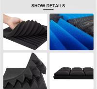 China Custom Color Acoustic Foam Panels 50mm Sound Insulation Wall Panels for Home Decor for sale