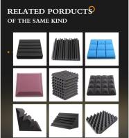 China Custom Color Acoustic Foam Panels 50mm Sound Insulation Wall Panels for Home Decor for sale
