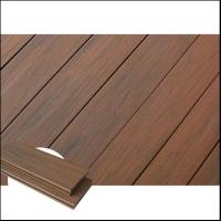 China Wood Plastic Composite Decking Floor 22mm Thickness Waterproof Outdoor Garden Patio Decking for sale