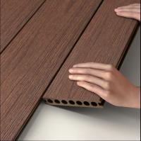 China Outdoor Smooth Wood Plastic Terrace Flooring for Different Size Swimming Pool Decking for sale