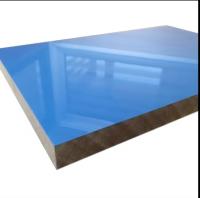 China 1220x2440mm White Laminated Melamine MDF Plywood Board for Apartment Furniture for sale
