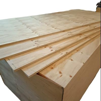 China Waterproof Pine Plywood 1/2 3/4 5/8 Inch Durable Construction Grade Made in Linyi for sale