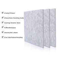 China 9mm 12mm Wall Ceiling Decorative Polyester Acoustic Panels PET Felt Soundproof for sale