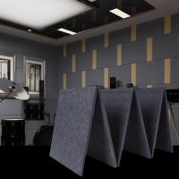 China High Density PET Self Adhesive Sound Proof Foam Panels For Recording Studio for sale