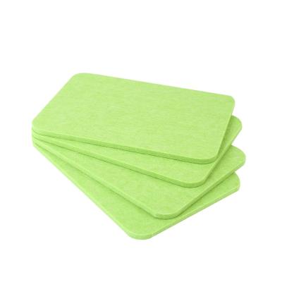 China 9mm 12mm Polyester Acoustic Panels High Density Soundproof Eco Friendly for sale
