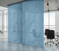 China PET Felt Polyester Fiber Acoustic Room Dividers 1220x2440mm for sale