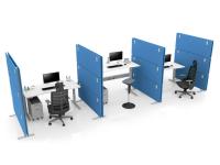 China Sound Absorbing Acoustic Office Dividers Free Standing Acoustic Office Partition for sale