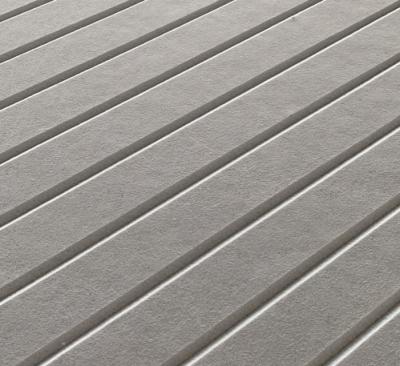 China Vertical Stripe Carving Wall Decoration Sound Cancelling Panels Polyester Fiber for sale