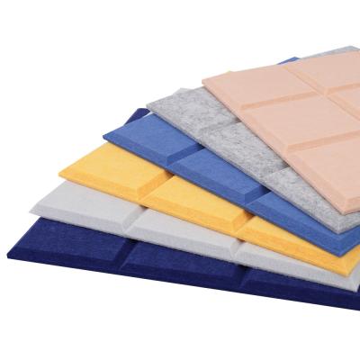 China Wall Decorative Carved Polyester Acoustic Panels Sound Insulation Board for sale