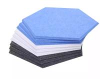 China Interior Decorative Inorganic Cement Hexagonal Acoustic Panels Polyester Fiber for sale