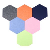 China Beveled Edge Decor Felt Decorative Acoustic Panels 9mm Polyester Fiber for sale