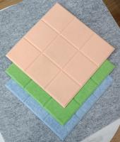 China Soundproofing Polyester Acoustic Panels Bevled Edge Self adhesive Acoustic Panel for sale