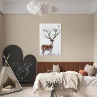 China Eco Friendly Fireproof Acoustic Wall Art Panels Polyester Fiber for sale