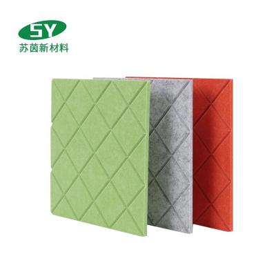 China 2200GSM PET Sound Absorbing Acoustic Panels For Cinema for sale