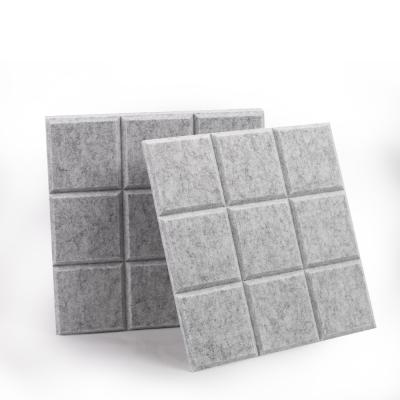 China 100% Eco-Friendly High Density Decorative Polyester Fiber Acoustic Board Felt Sound Absorbing Wall for sale