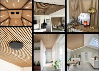 China Akupanel Wood Veneer Slat Acoustic Soundproof Wall Panels For Home Office for sale