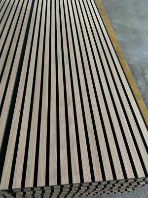 China Oak Veneer Wood Acoustic Panels Sound Absorbing Acoustic Insulation for sale
