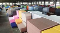 China Custom Color Polyester Acoustic Partition Panels For Office Workstation for sale