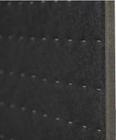 China Polyester Fiber Acoustic Wall Panel Pure Black Base for sale