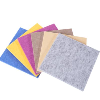 China 12mm Flame Retardant Soundproof Wall Decoration PET Acoustic Panels For Cinema for sale