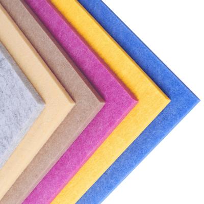 China Rectangle Fireproof Polyester Light Weight PET Acoustic Panels For Office for sale