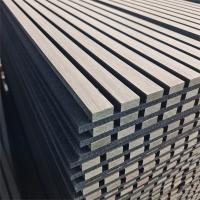 China Wood Slatted Wall Acoustic Felt Panels For Interior Wall And Ceiling Decoration for sale