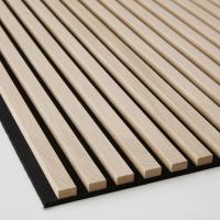 China Custom Mdf Sound Absorbing Wood Wall Panels With Polyester Fiber for sale