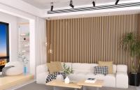 China Custom Mdf Sound Absorbing Wood Wall Panels With Polyester Fiber for sale