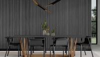 China Custom Walnut Wood Slat Acoustic Panels Decorative 21mm Thickness for sale