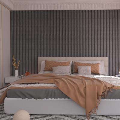 China Custom Walnut Wood Slat Acoustic Panels Decorative 21mm Thickness for sale