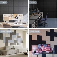 China High Density PET Self Adhesive Sound Proof Foam Panels For Recording Studio for sale