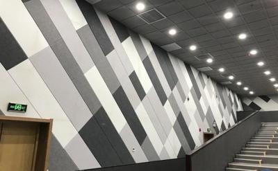 China PET Fiber Decorative Soundproof Wall Panel Eco Friendly for sale