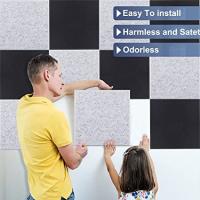 China 600*600mm Sliver Gery Polyester Acoustical Sound Absorbing Wall Decoration Panel for sale