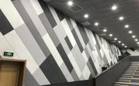 China High Density Sound Proofing Acoustic Wall Ceiling Panel Polyester Fiber Acoustic Panel for sale