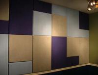 China 100% Polyester Fiber Acoustic Panel Wall Decoration Soundproof Board for sale