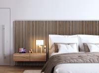 China Wall Decoration Wood Salt Acoustic Panel Wall Panel Effect For Interior Design for sale