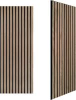 China Auditorium Natural Oak Acoustic Wood Panels 3D Design Wall Decoration for sale