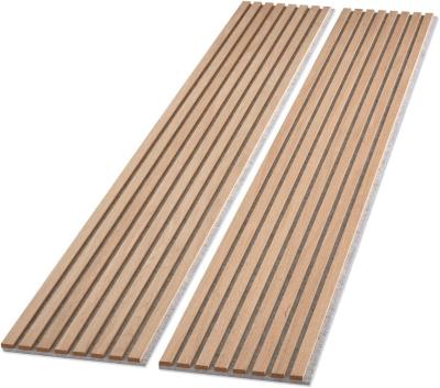 China Fireproof Natural Oak Wood Acoustic Panels For Cinema Home Theatre for sale