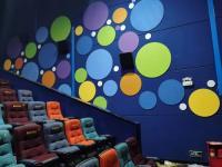 China Highly Effective Acoustic Polyester Fiber Sheets Soundproofing Panels For Cinema for sale