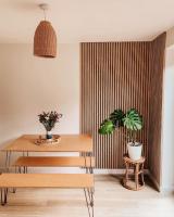 China Fireproof Interior Wall Decorative Ash Wooden Acoustic Panel Easy To Install for sale