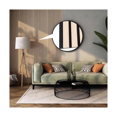 China Easy Installation Of Wood Acoustic Panels Building Materials With Polyester Density 1350-1700gsm for sale